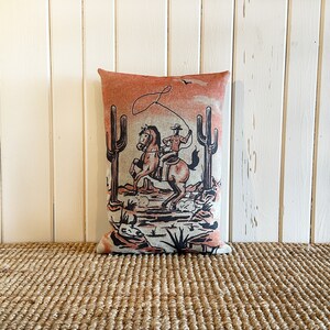 Set of 3 Western Pillows | Southwestern Decor | Wild West Lumbar ...