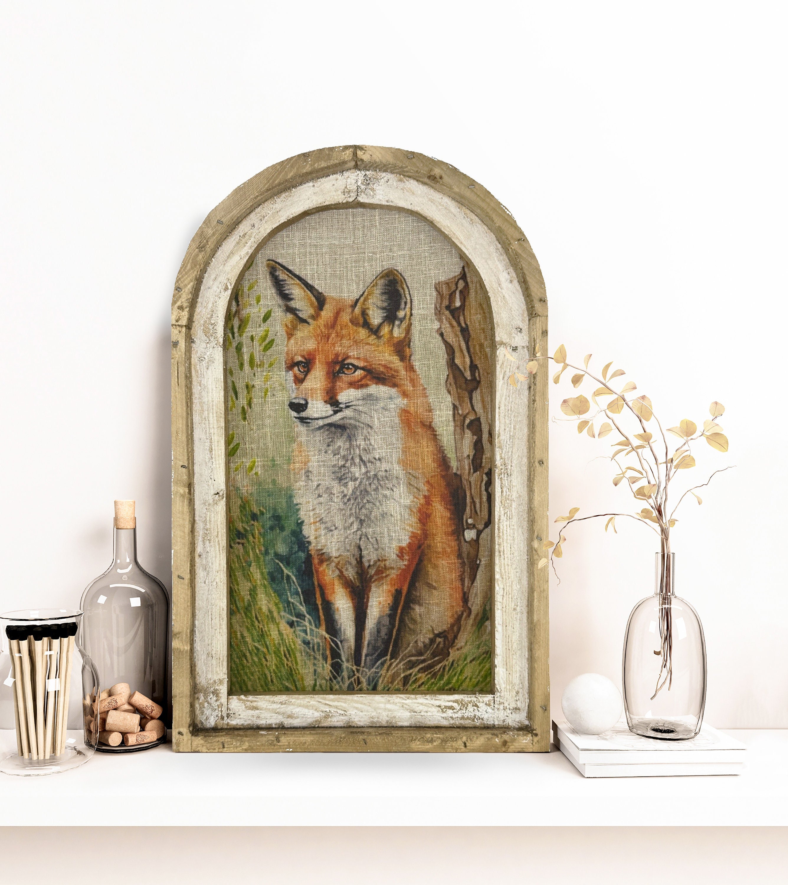 Grey Fox Wall Mount