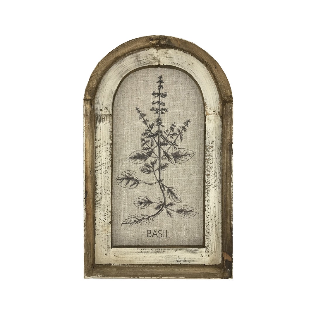 Basil Wall Decor | Farmhouse Herbs Sign I Kitchen Decor I Farmhouse ...