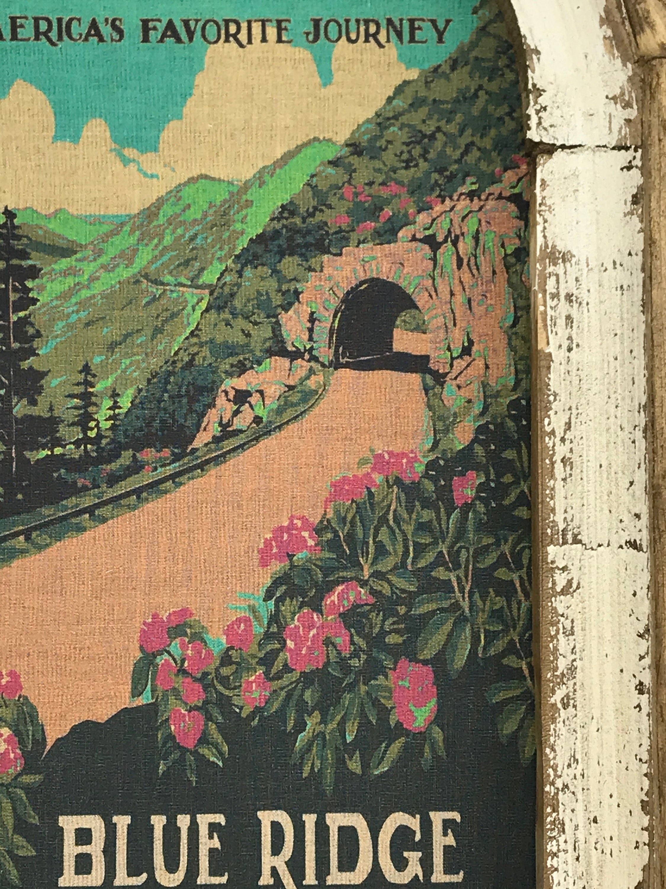 Blue Ridge Parkway Wall Art 14 X 22 Arch | Etsy