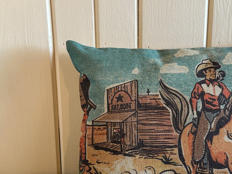 Southwestern Throw Pillow | Western Decor | Wild West Lumbar Pillow ...
