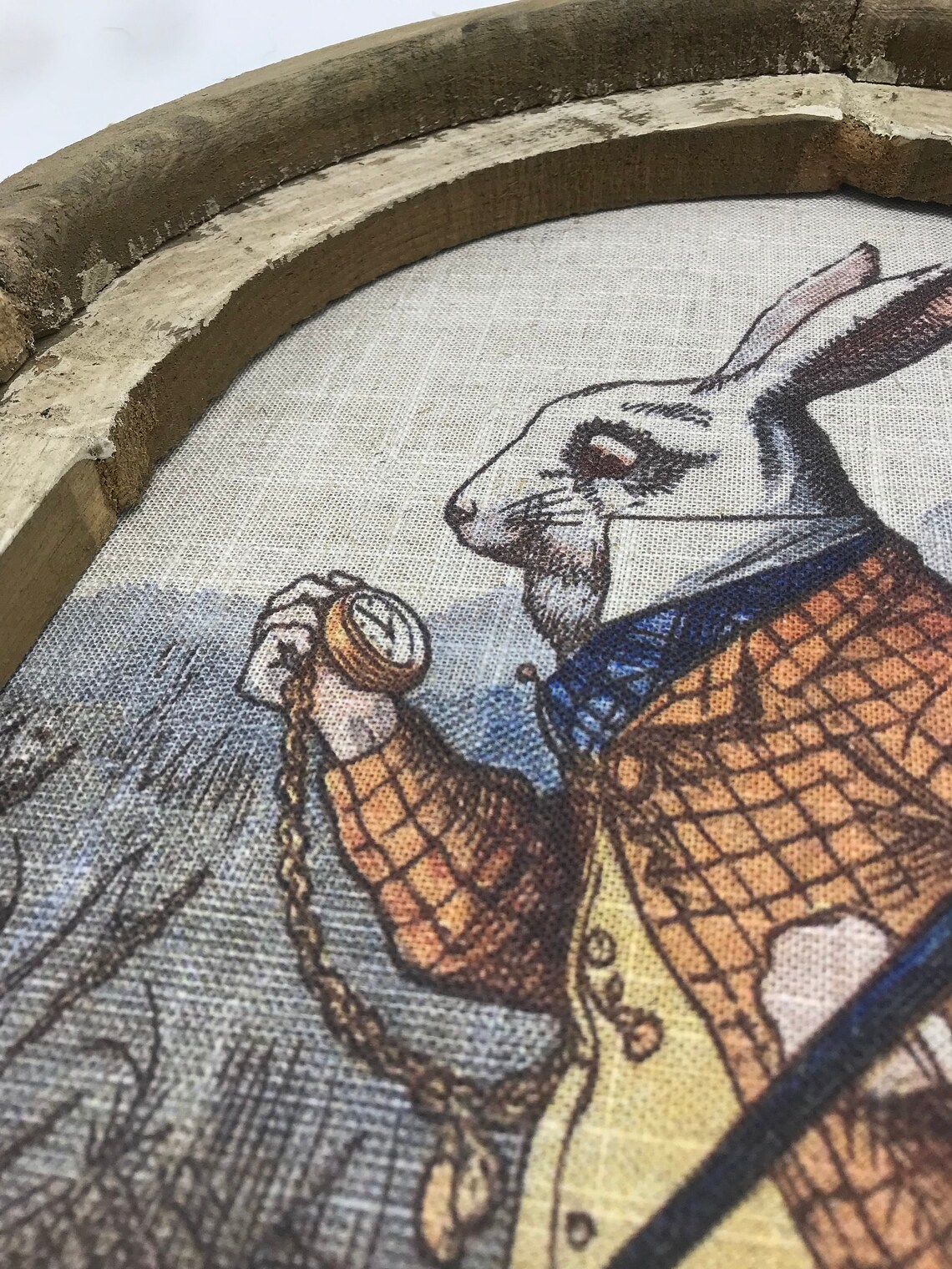 White Rabbit Wall Art 14 X 22 Arch Window - Etsy