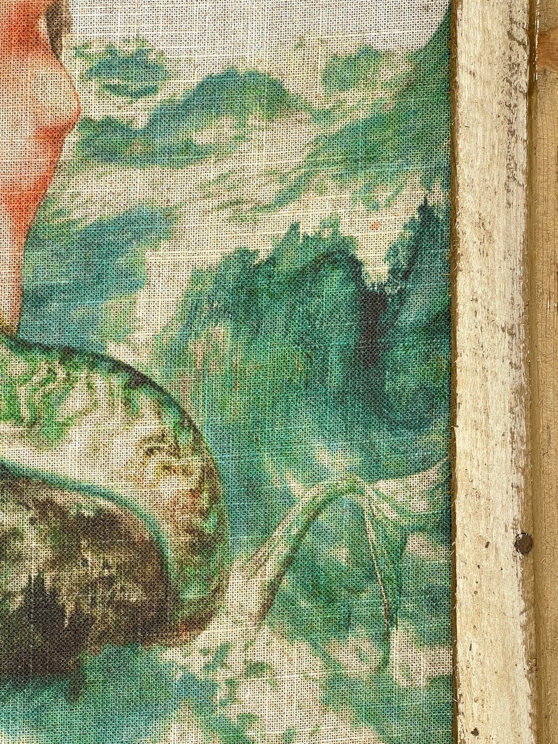 Mermaid Wall Art | 14" X 22" | French Poster Wall Art | Linen Wall ...