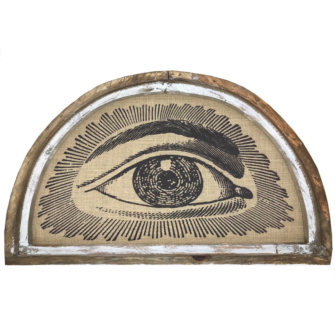 Eye Wall Art 30 X 18 Arch Window Frame - Etsy