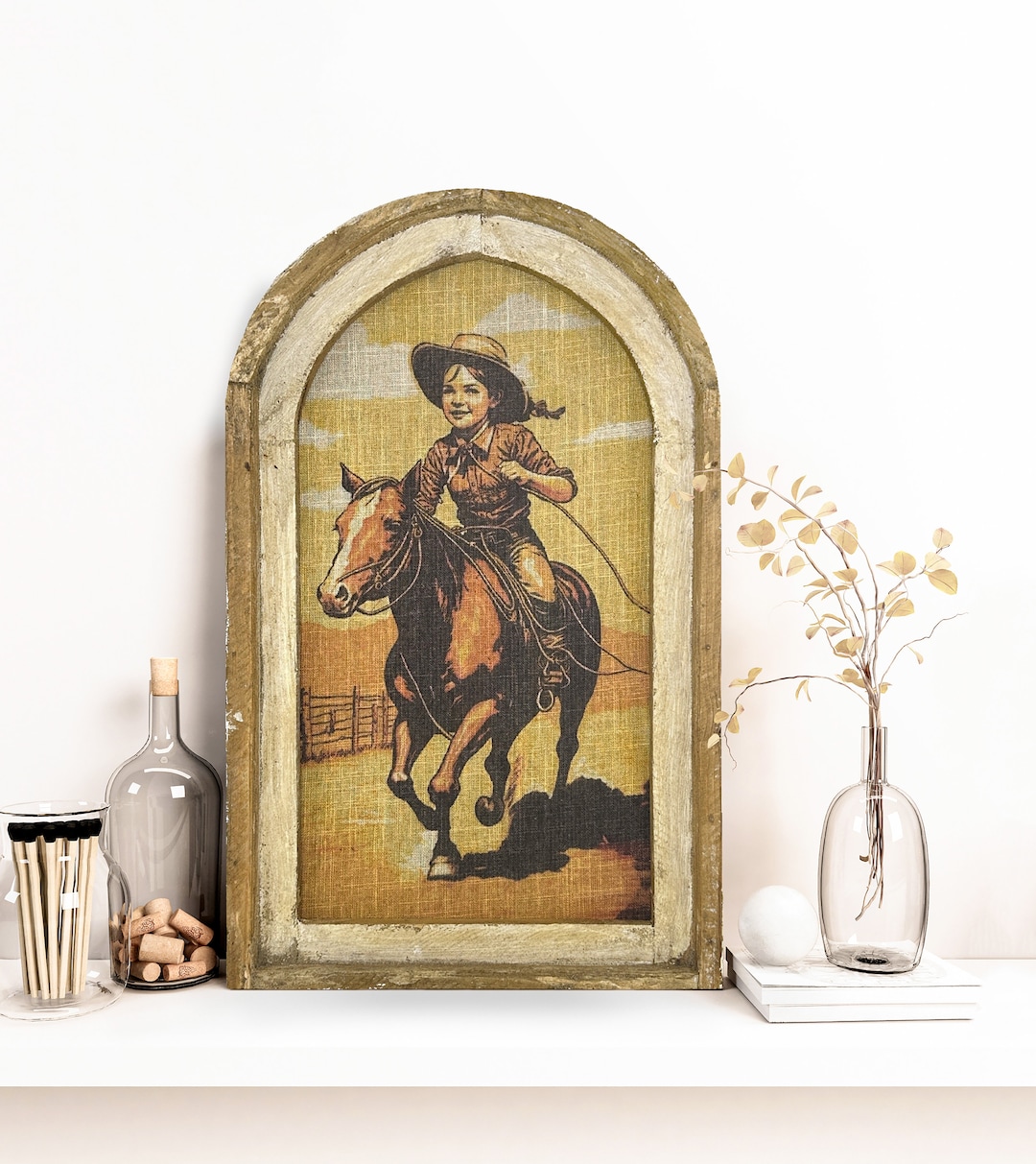Cowgirl Wall Decor | 14" X 22" | Equestrian Wall Art I Western Decor I ...
