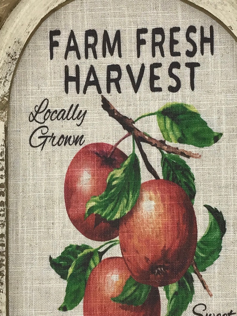 Apples Wall Art 14 X 22 Kitchen Wall Decor | Etsy