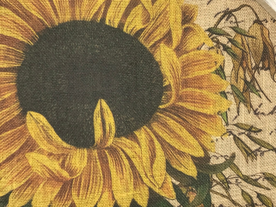 Sunflower Wall Art 30 X 18 Arch Window Frame - Etsy