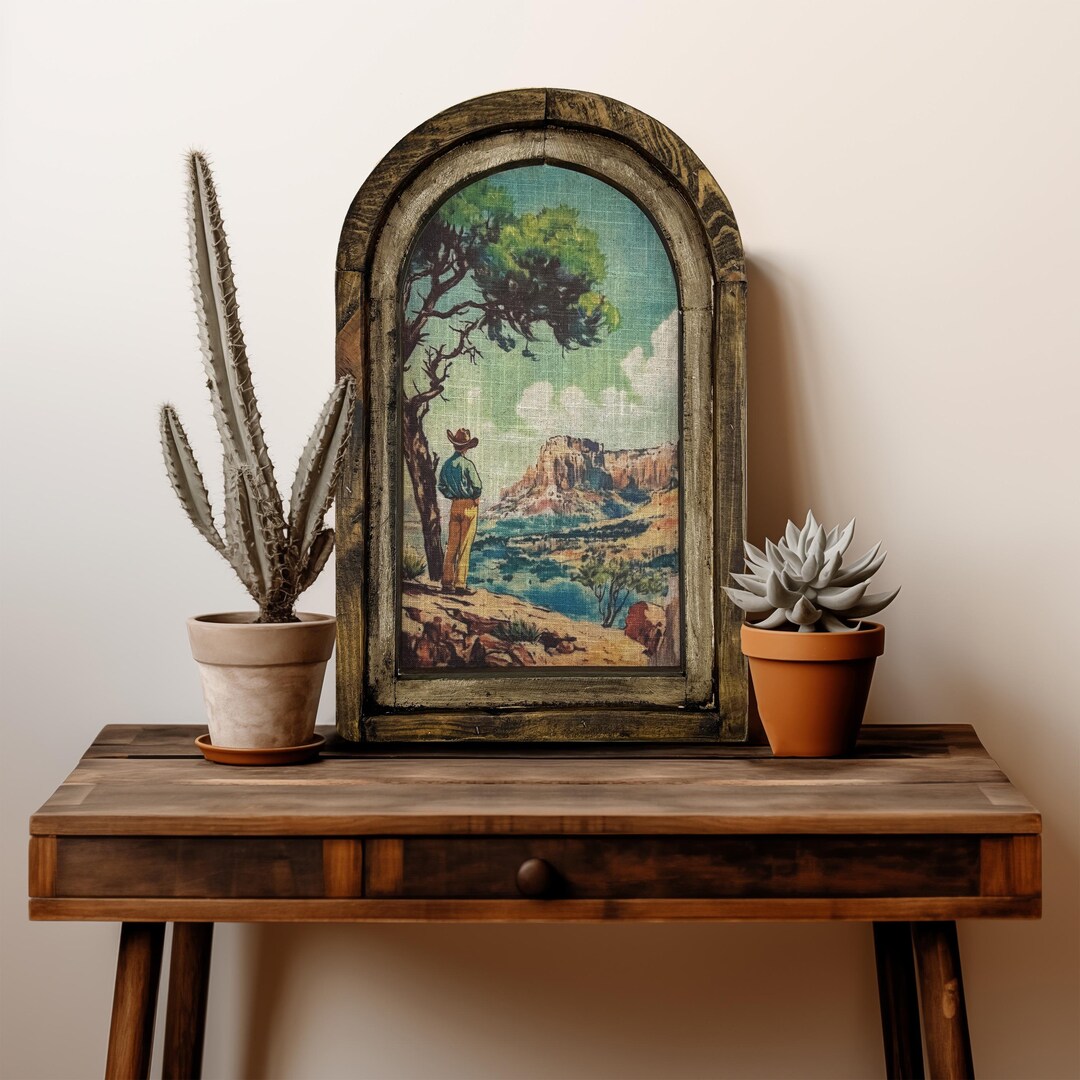 Western Landscape Wall Decor | Western Americana Wall Art | Cowboy ...