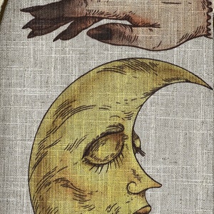 Half Moon Wall Art | 14" X 22" | Arch Window Frame | Linen Wall Hanging ...