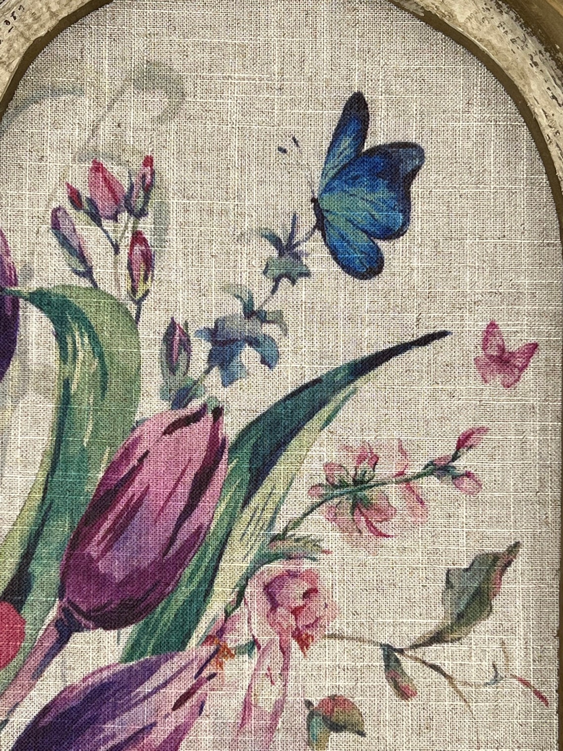 Spring Flowers Wall Decor Farmhouse Decor Arch Window | Etsy