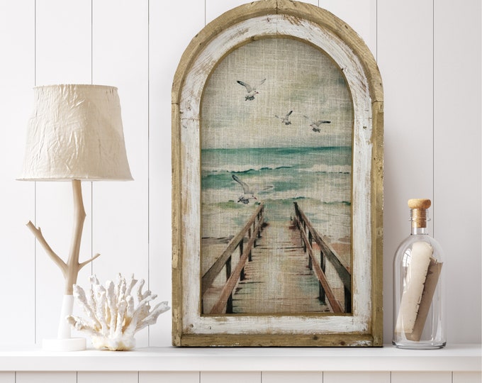 Coastal Dock Wall Decor | Coastal Wall Decor | Bathroom Wall Decor ...