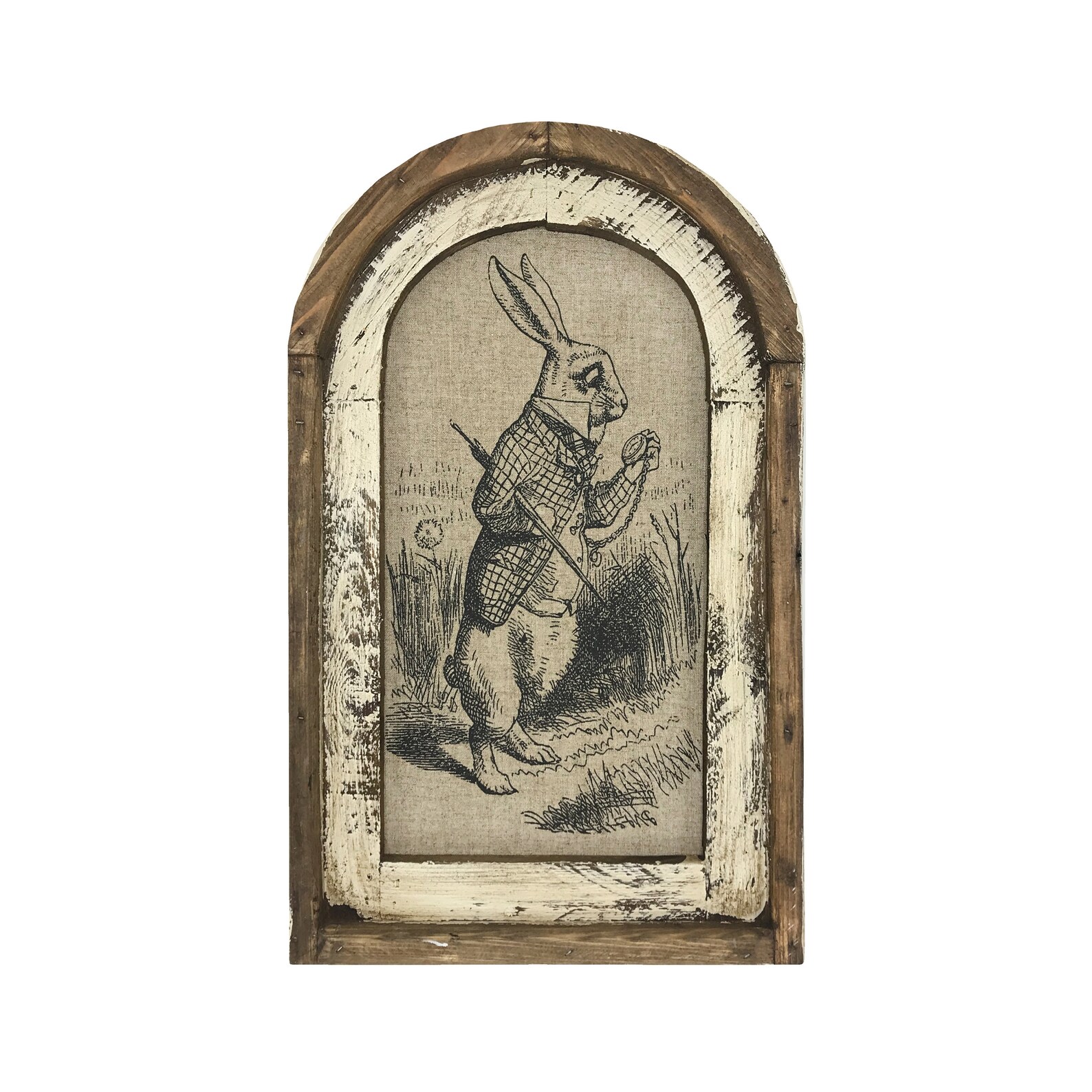 White Rabbit Wall Art 14 X 22 Arch Window - Etsy