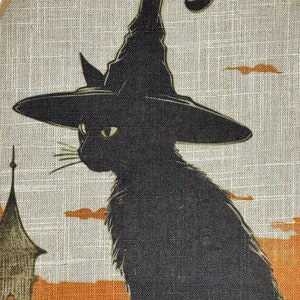 Black Cat Wall Decor | Halloween Decor | Spooky Wooden Wall Art ...