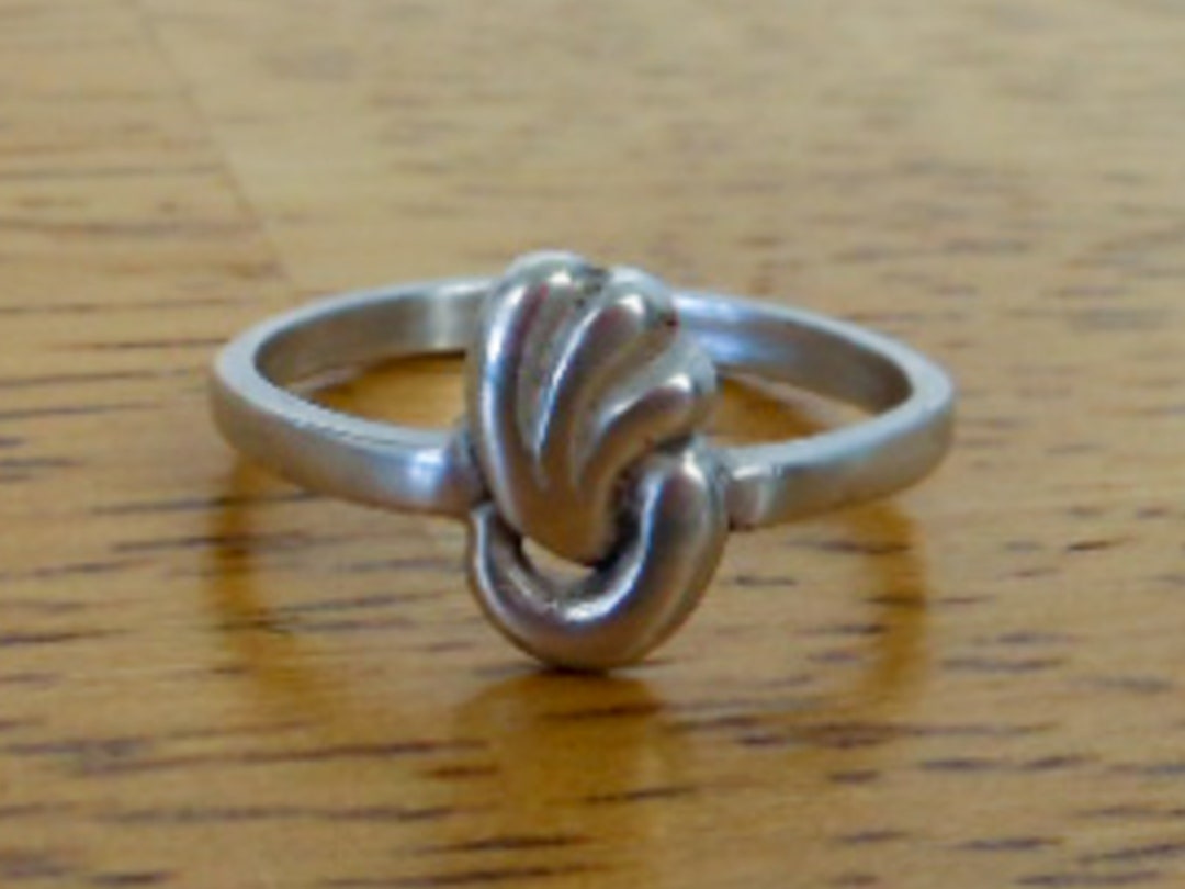 Vintage Woman's Sterling Silver Swirl Band Ring Size 7 - Etsy