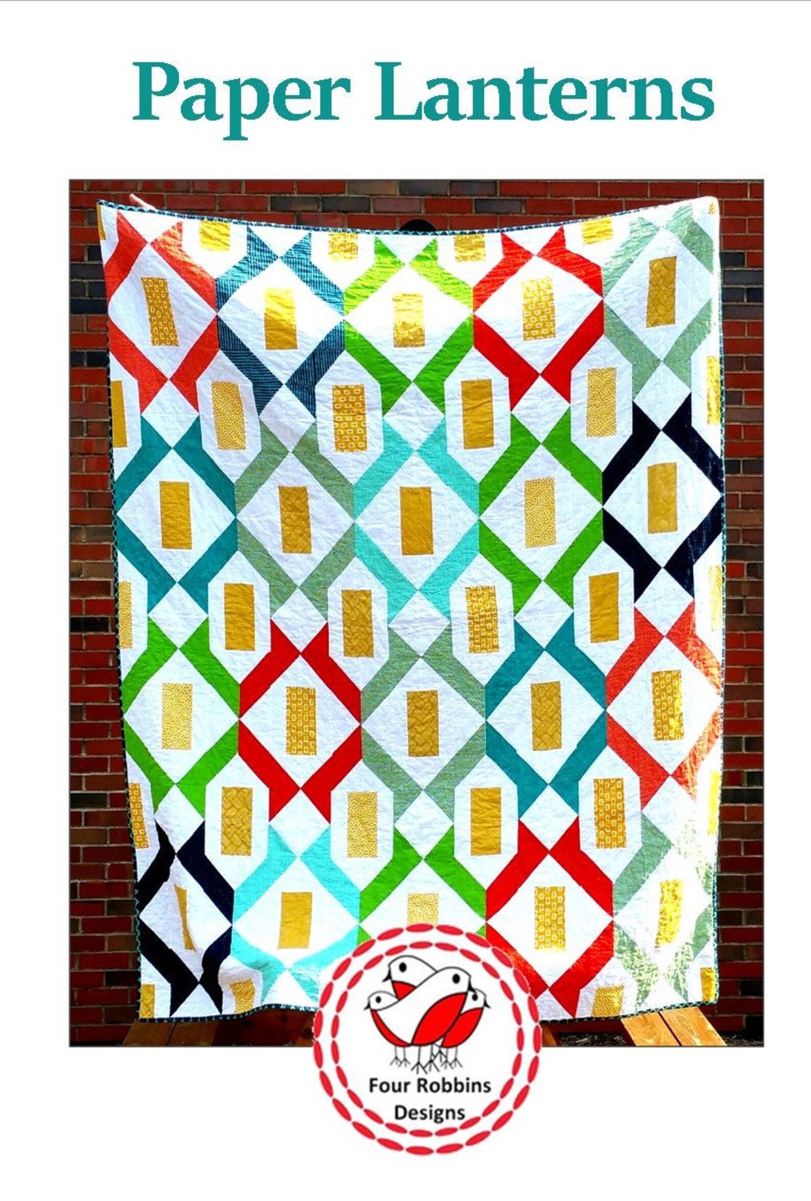 Paper Lanterns Quilt Pattern | Fat Quarter Friendly | Beginner-level ...