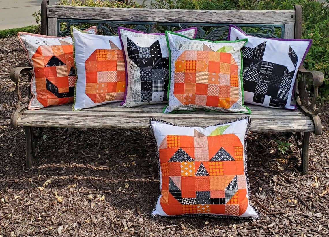 Fall Pumpkin Pillow Cover PDF Pattern - Etsy