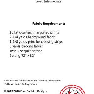 Digital PDF Crossing Waves Quilt Pattern PDF by Four Robbins Designs ...