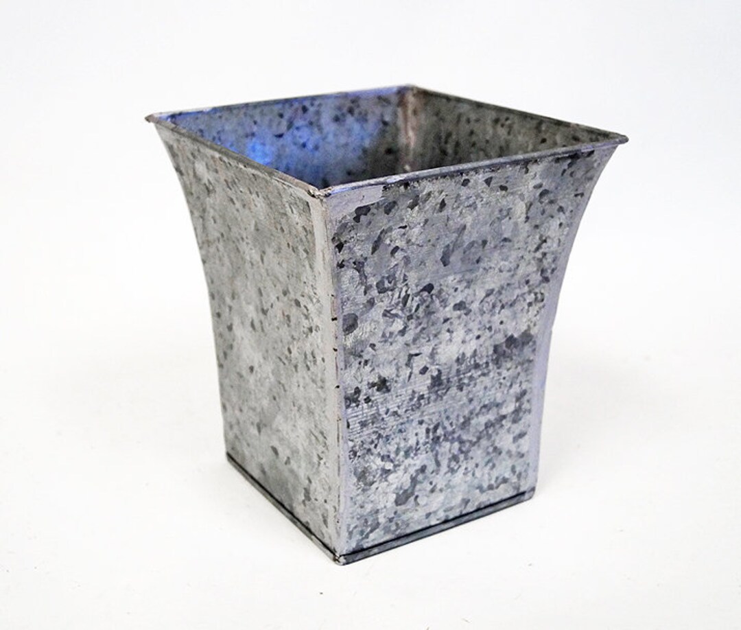 Galvanized Tin Container for Centerpieces Set of 5 Clearance Sale - Etsy