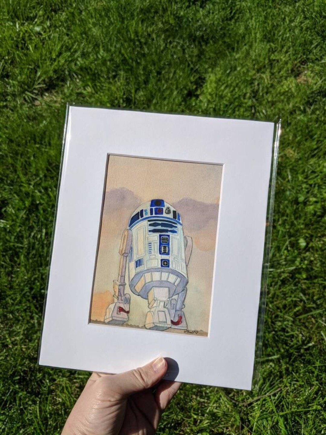 Star Wars R2D2 Watercolor Painting Star Wars Art Star Wars - Etsy