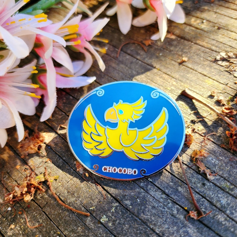 Final Fantasy 7 Rebirth Chocobo Stop Enamel Pin - Etsy