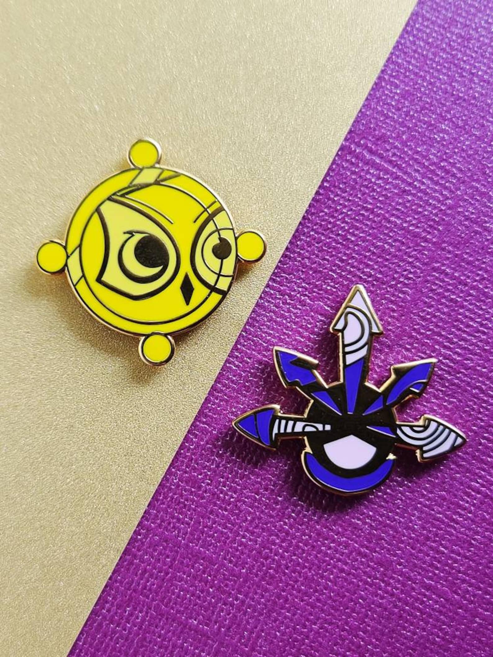 Hades Greek God Boons Athena and Chaos Hard Enamel Pins - Etsy Canada