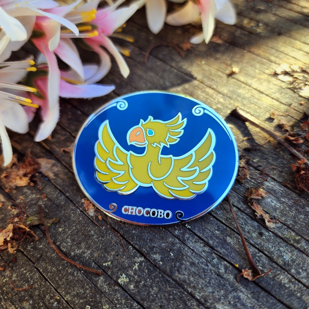 Final Fantasy 7 Rebirth Chocobo Stop Enamel Pin - Etsy