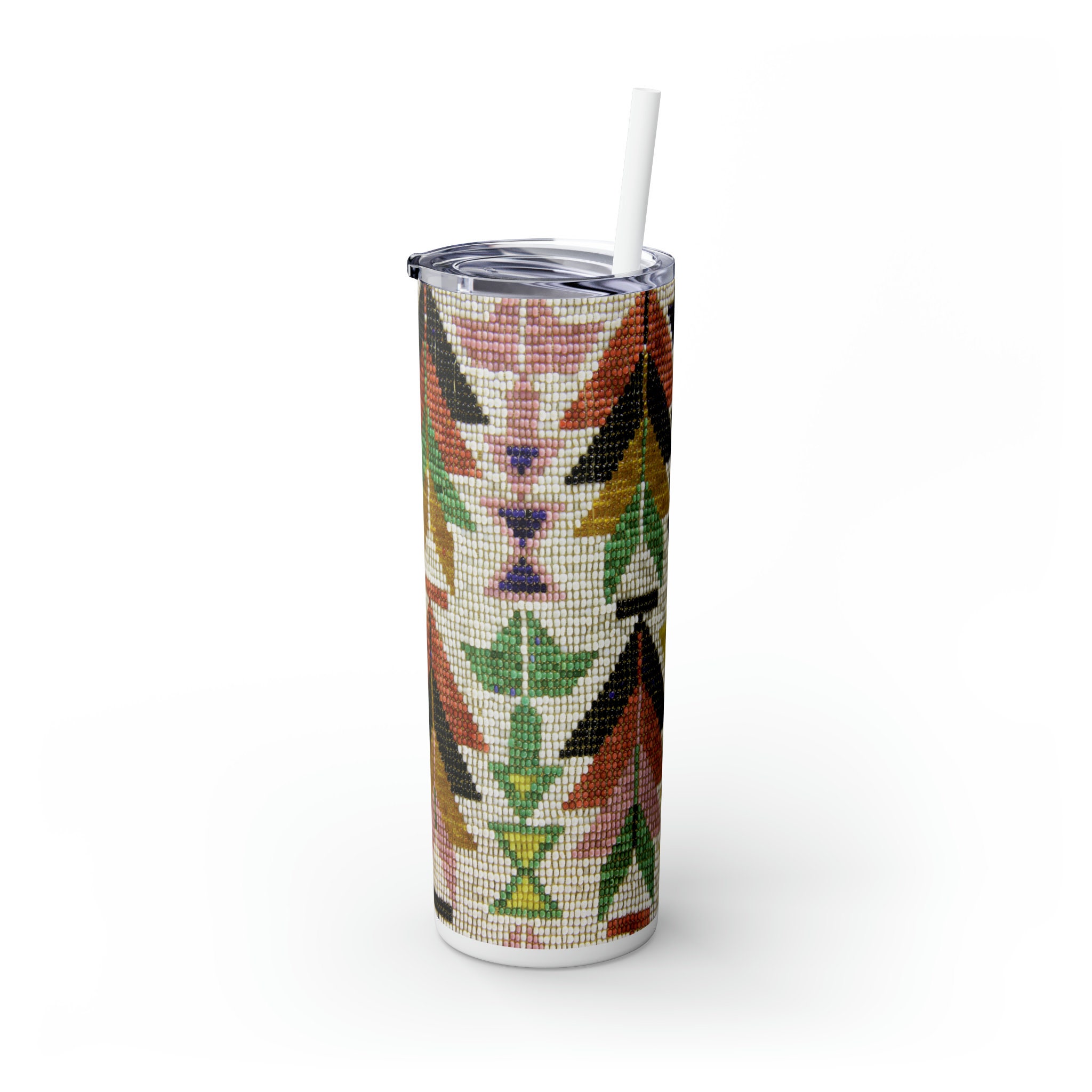 Native American Tumbler, Native American Cup, Beadwork Tumbler ...