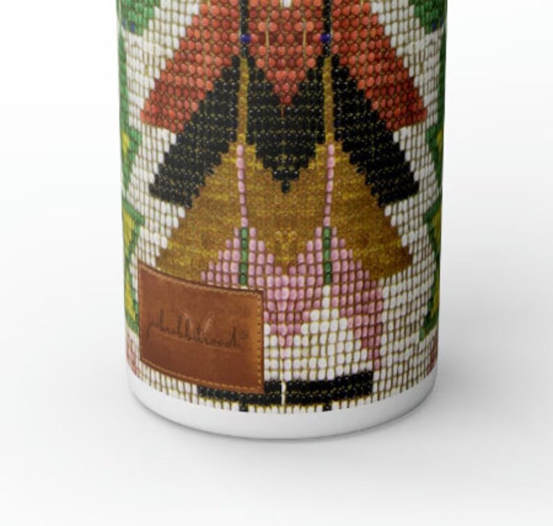 Native American Tumbler, Native American Cup, Beadwork Tumbler ...