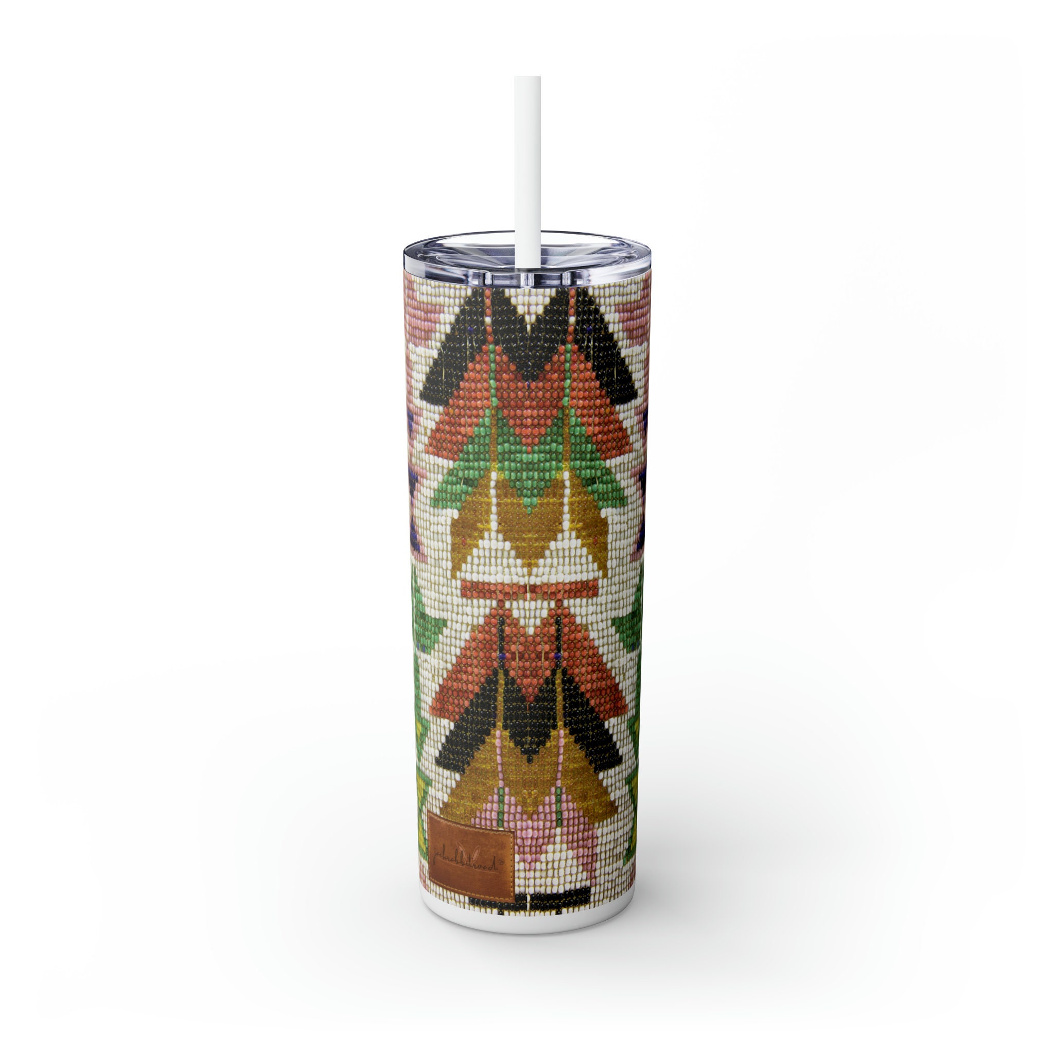 Native American Tumbler, Native American Cup, Beadwork Tumbler ...