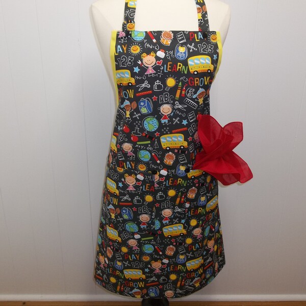 Teacher Apron - Etsy