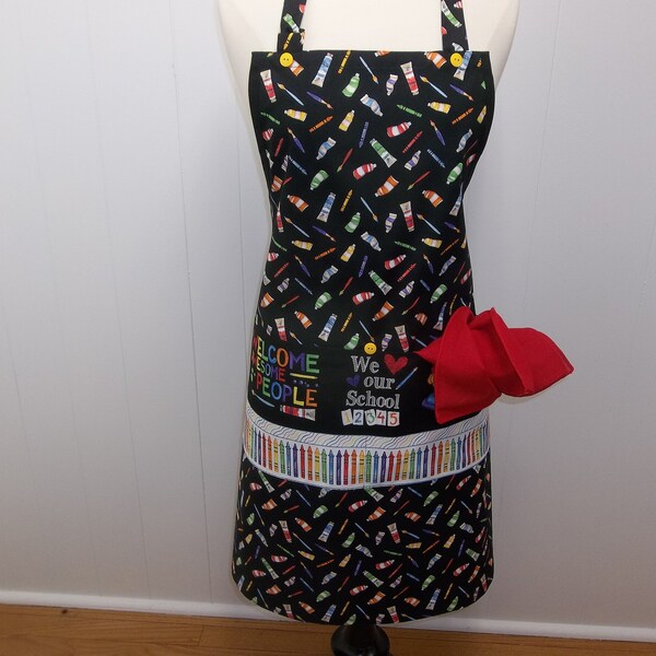 Teacher Apron - Etsy