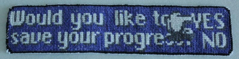 Save Your Progress - Cross Stitch Bookmark - PATTERN ONLY - Etsy