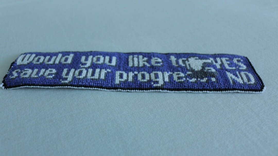 Save Your Progress - Cross Stitch Bookmark - PATTERN ONLY - Etsy