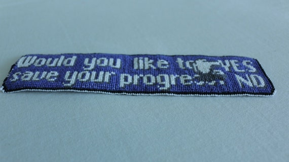 Save Your Progress Cross Stitch Bookmark PATTERN ONLY - Etsy