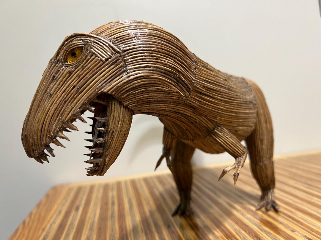 Handmade Tyrannosaurus-rex Stick Sculpture - Etsy