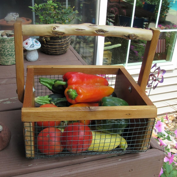 Garden Basket - Etsy