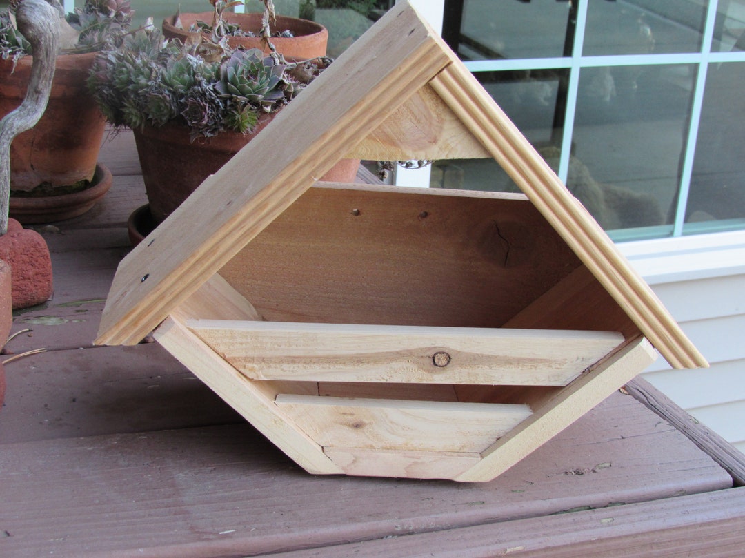 Robin, Dove, Wren, Chalet Style Nest Box, Cedar - Etsy