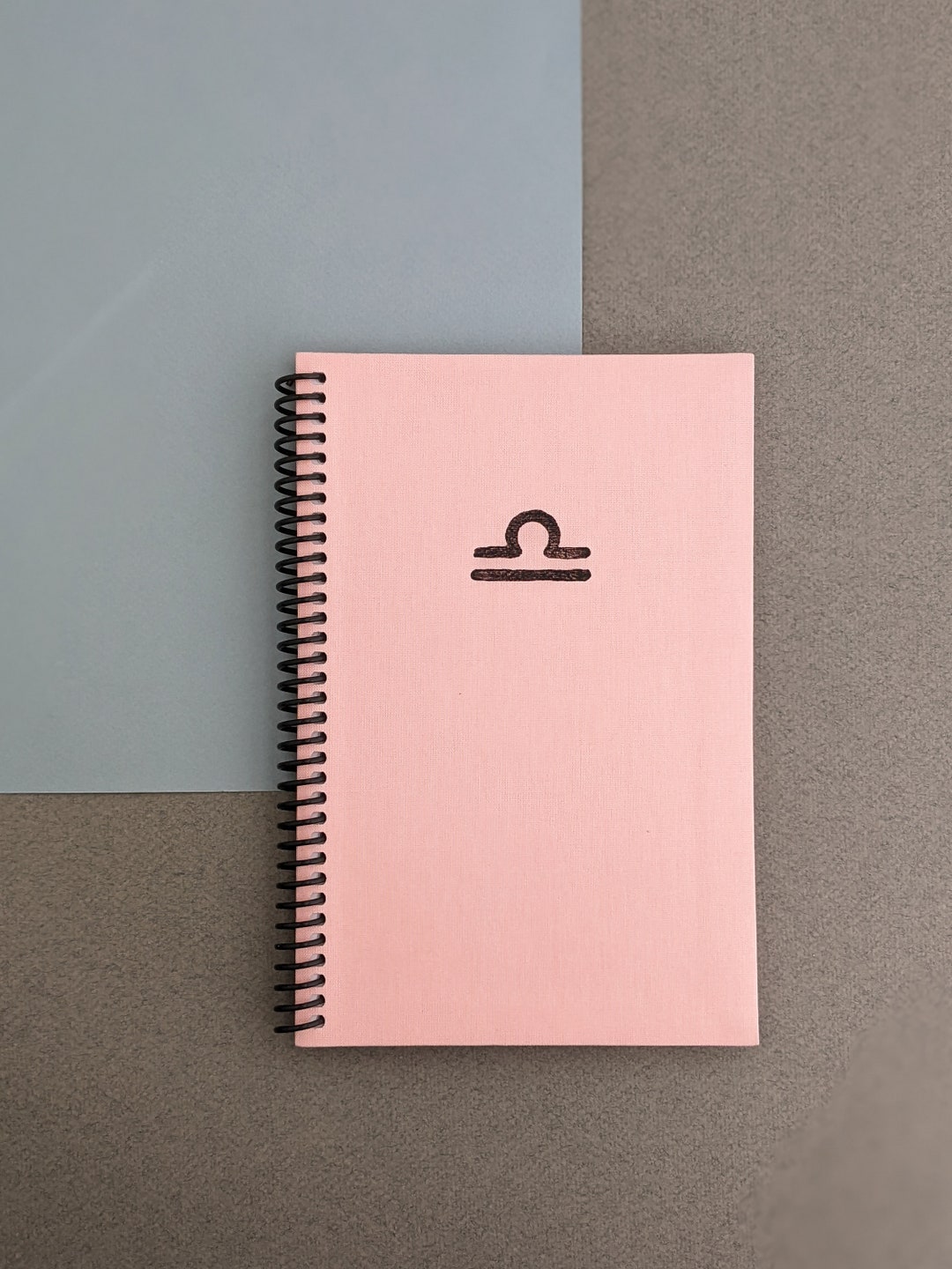 Light Pink Libra Astrology Sign Lined Notebook - Etsy