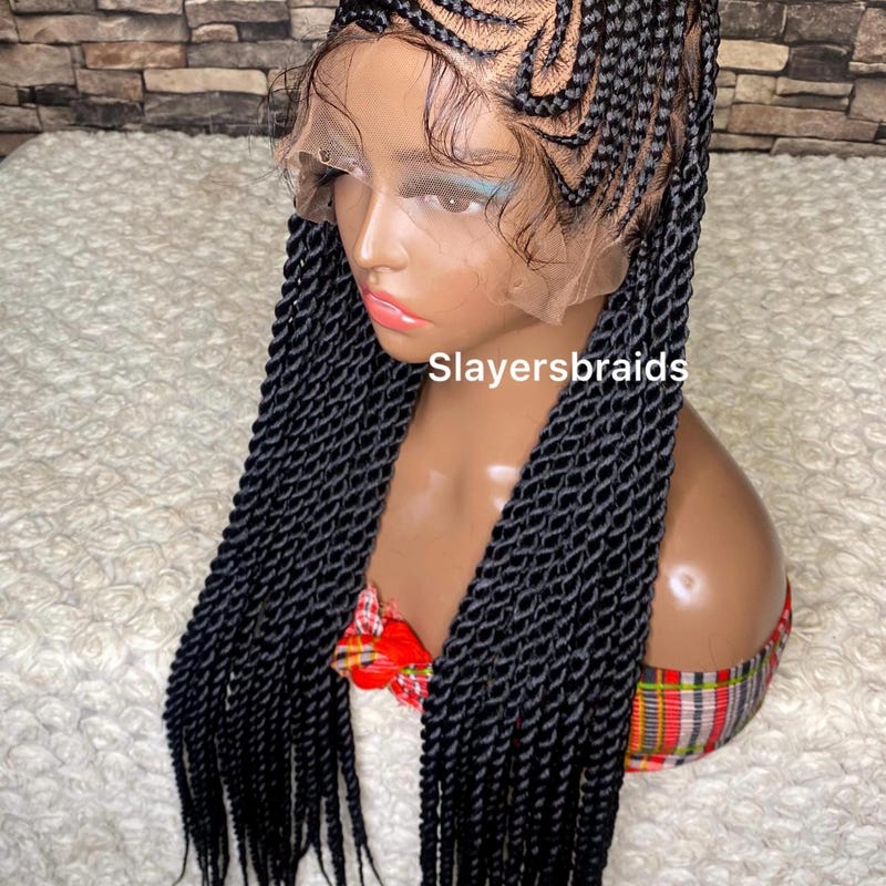 20 in Braided Wig - Etsy