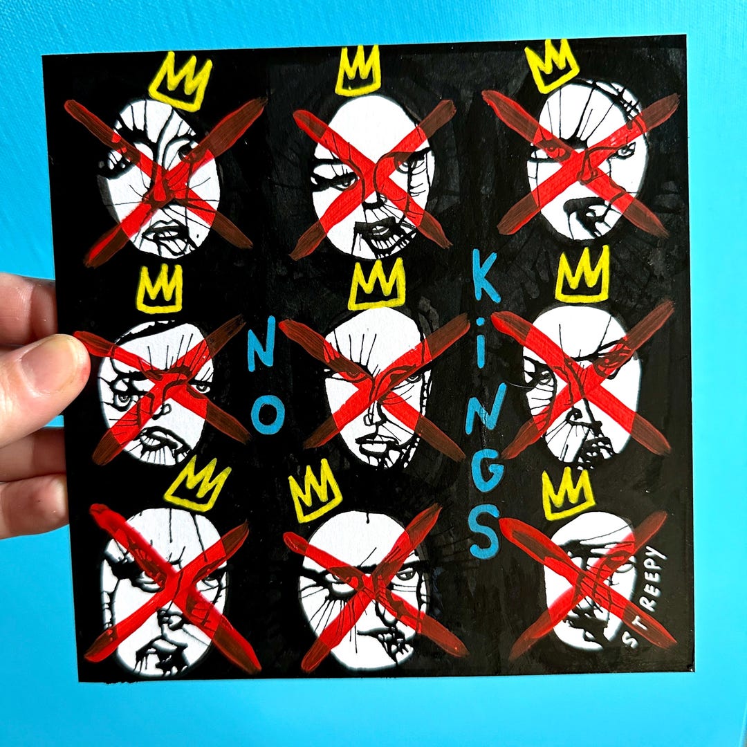 Original Art "no Kings” by Mary Streepy - Etsy