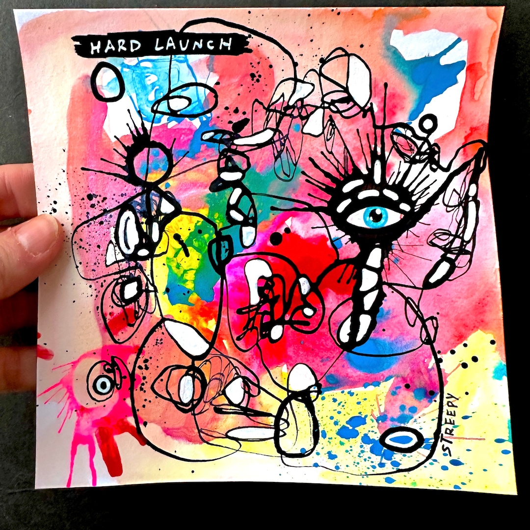 Original Art "hard Launch” by Mary Streepy - Etsy
