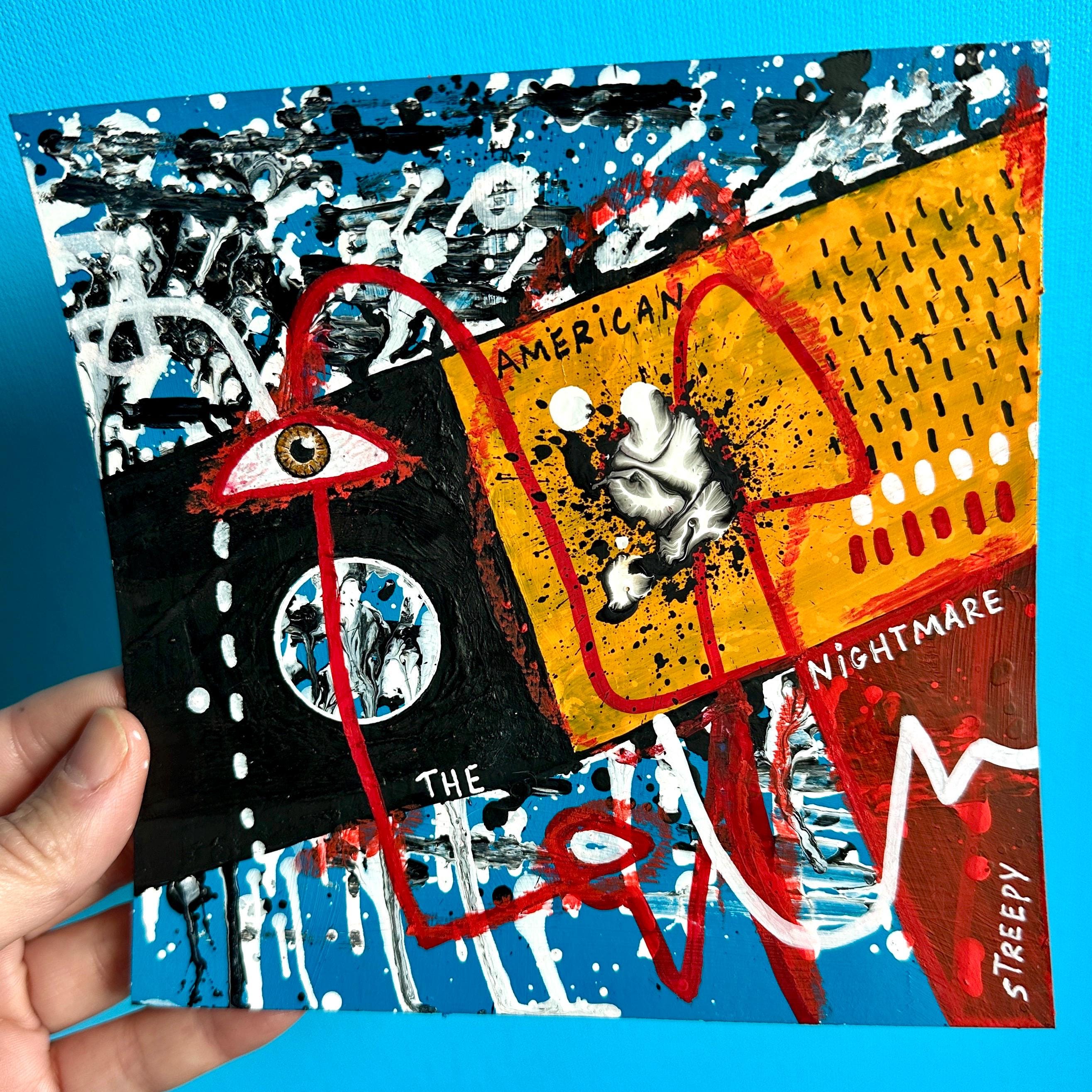 Original Art "the American Nightmare” by Mary Streepy - Etsy