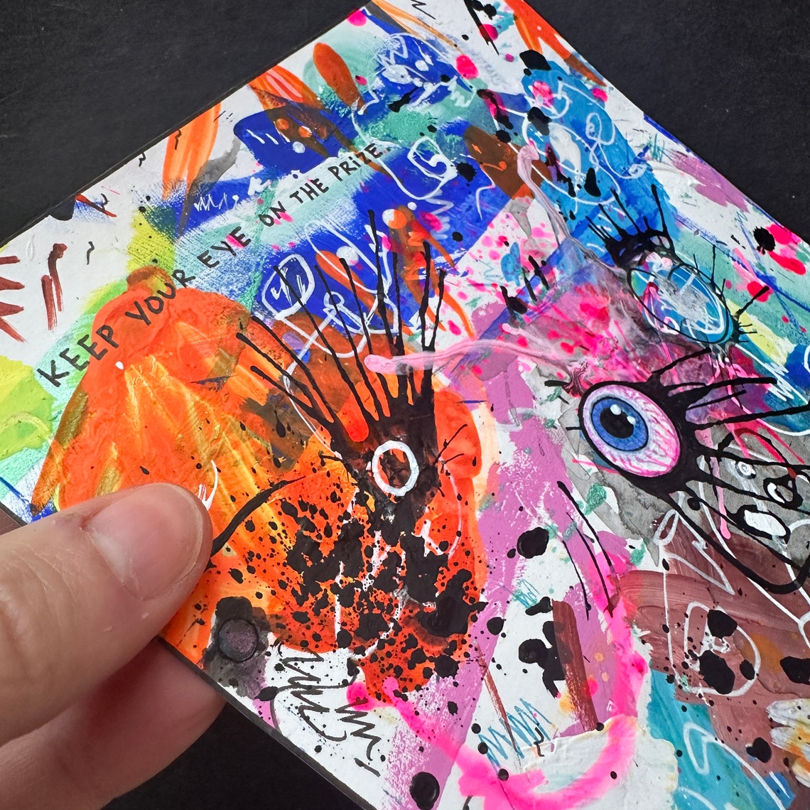 Original Art "keep Your Eye on the Prize” by Mary Streepy - Etsy