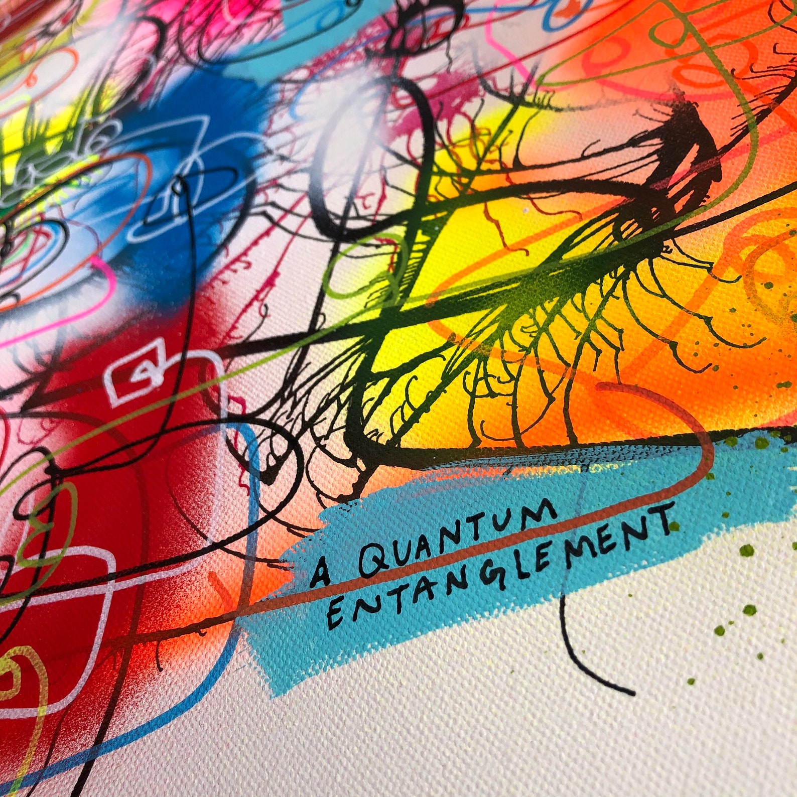Original Art "a Quantum Entanglement” by Mary Streepy 2021 - Etsy