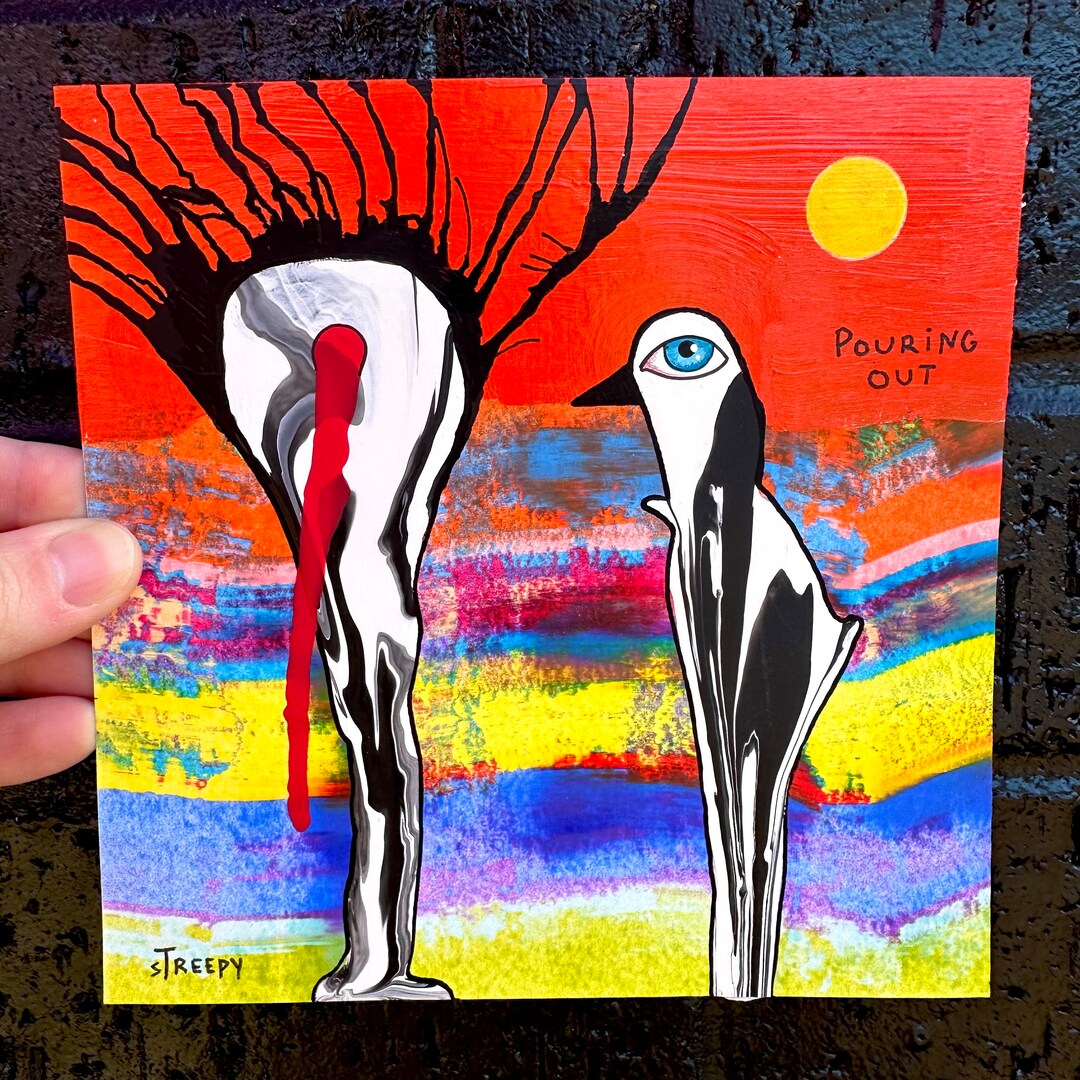 Original Art pouring Out by Mary Streepy - Etsy