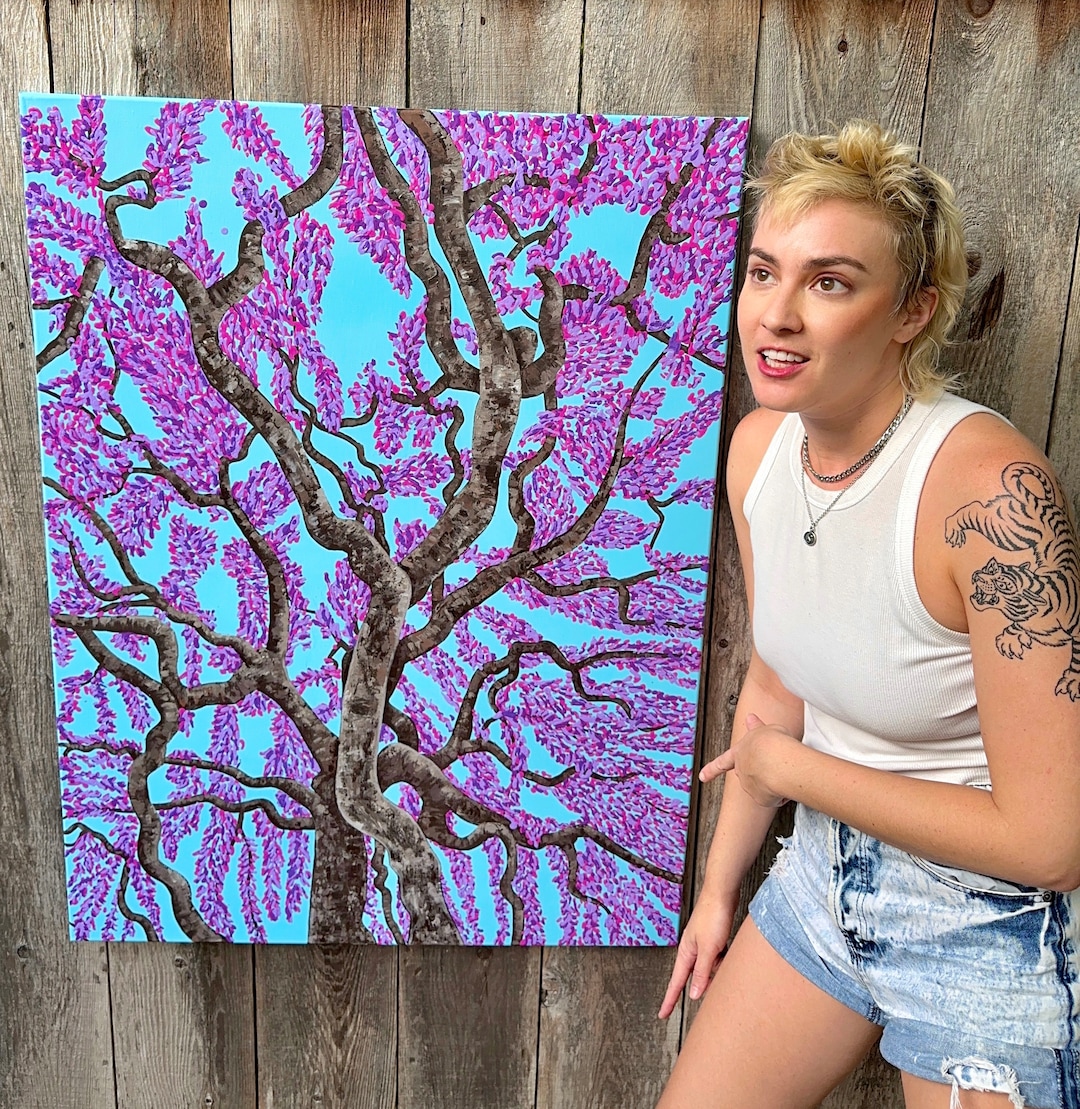 Original Art "fresh Start” Tree Painting by Mary Streepy 2023 - Etsy