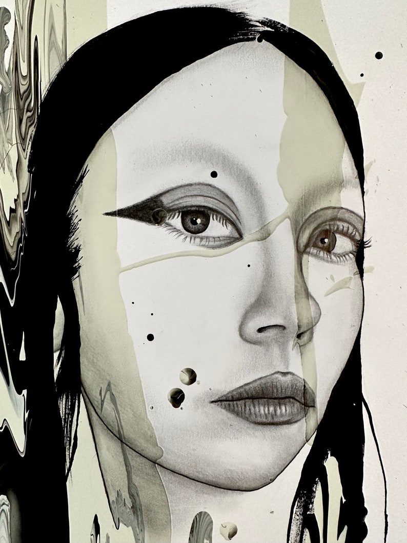 Original Art "turned Out She Was Everyone” by Mary Streepy - Etsy