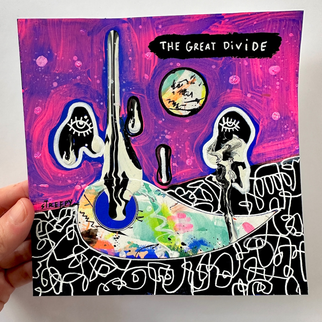 Original Art "the Great Divide” by Mary Streepy - Etsy