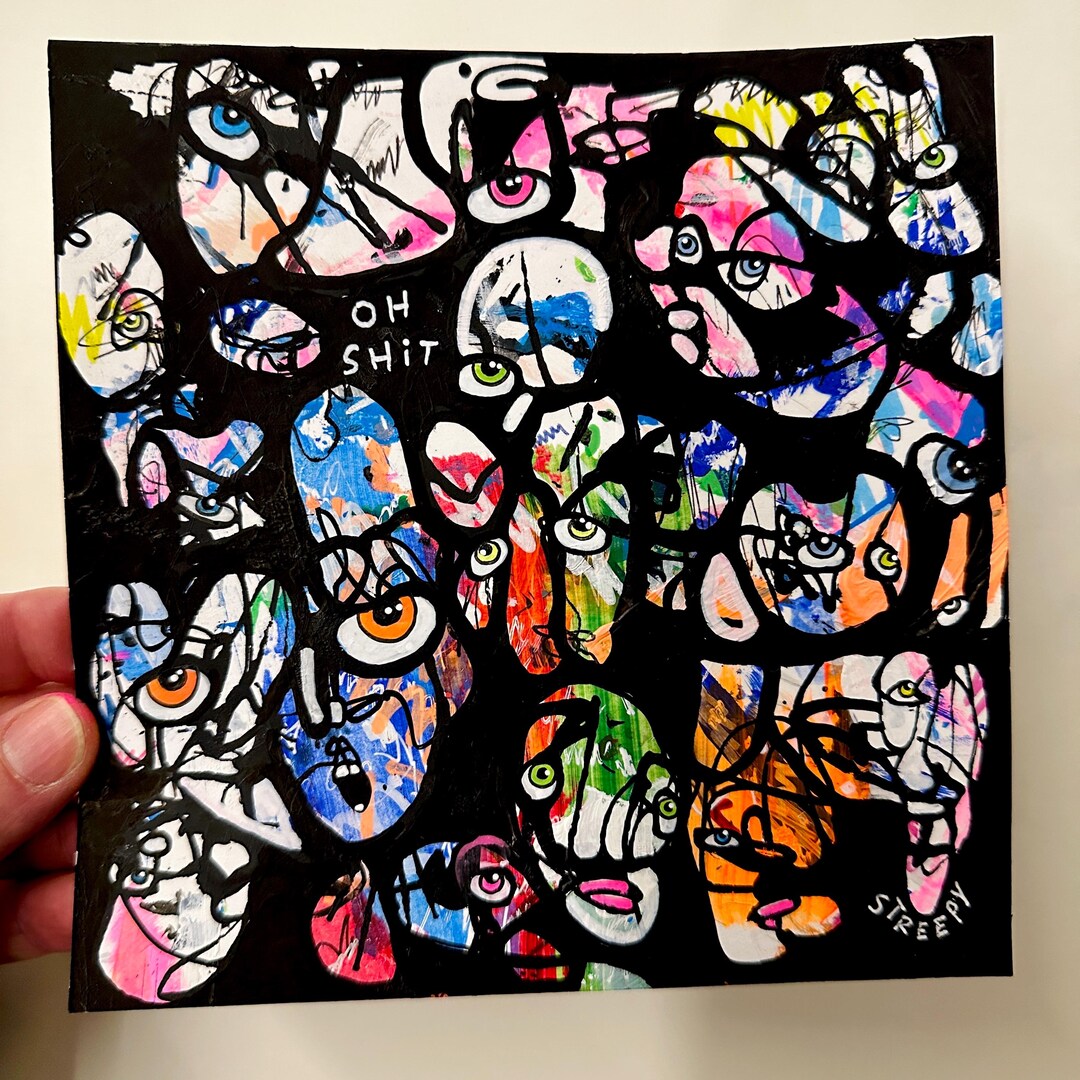 Original Art "oh Shit” by Mary Streepy - Etsy