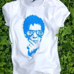 Lou Reed (BLUE REED) Custom T-shirt - Etsy